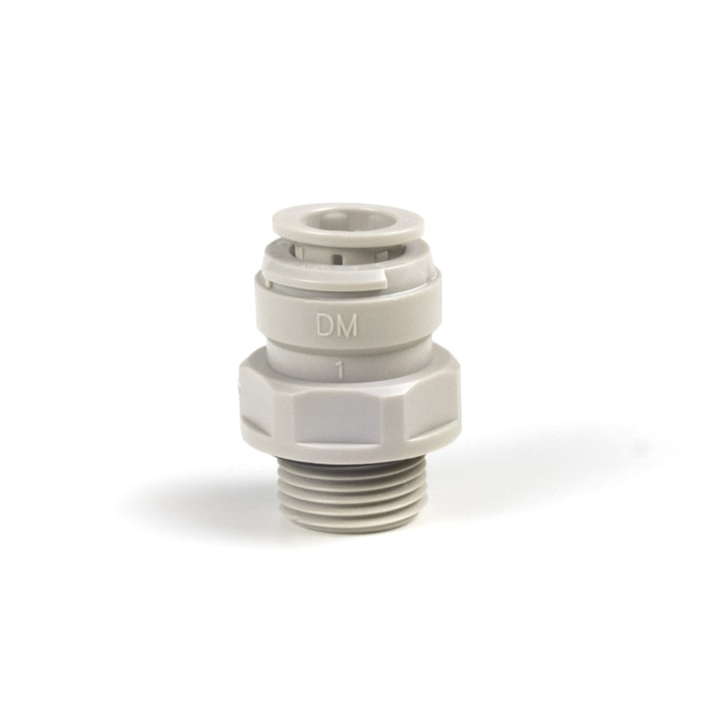 Conector Engate Rápido Dmf - Amcb0606 Macho Mang-rosca Oring 3/8 X 3/8 - Chopeiras Memo